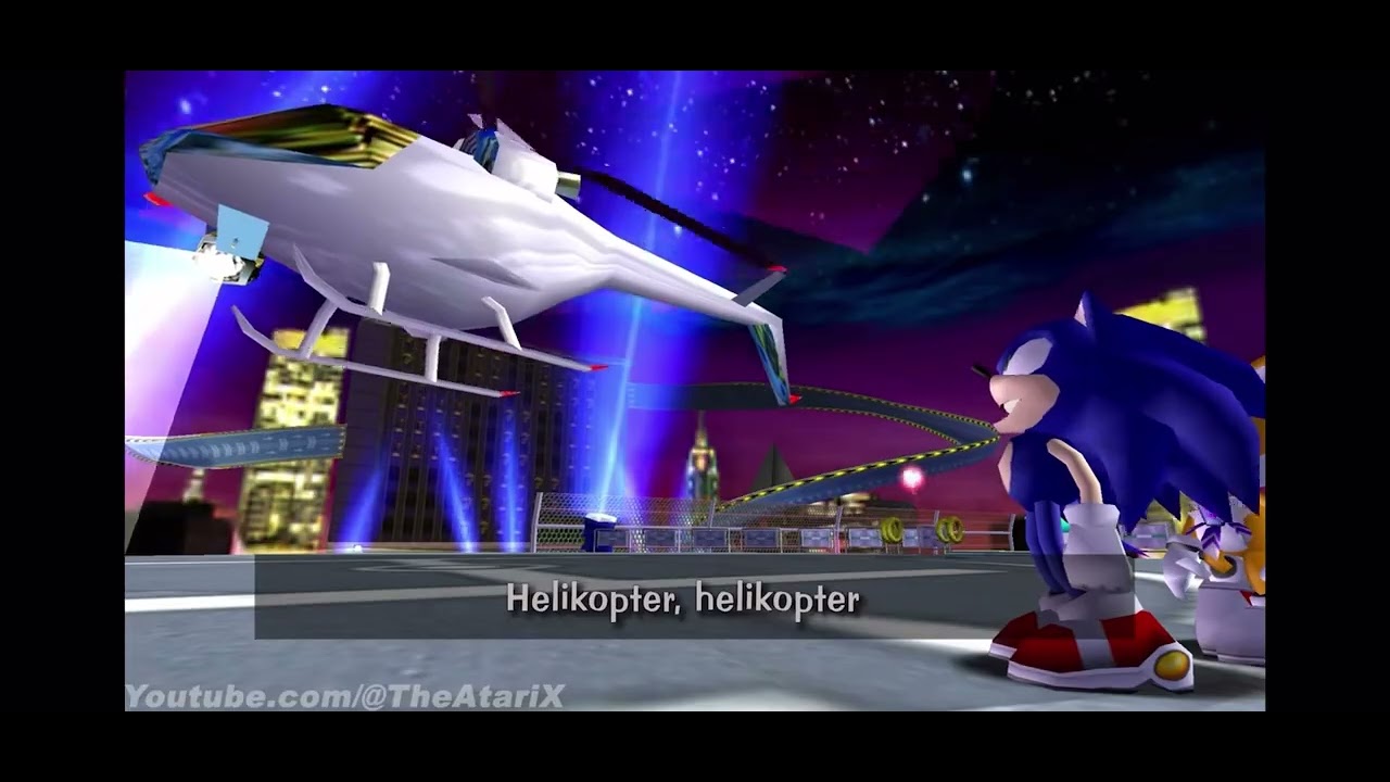 Sonic sings helicopter X helicopter - YouTube