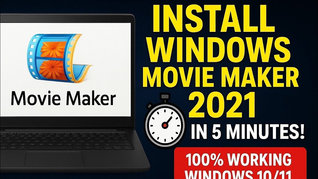 How to Install Windows Movie Maker 2021 on Windows 10/11 | Full Setup ...