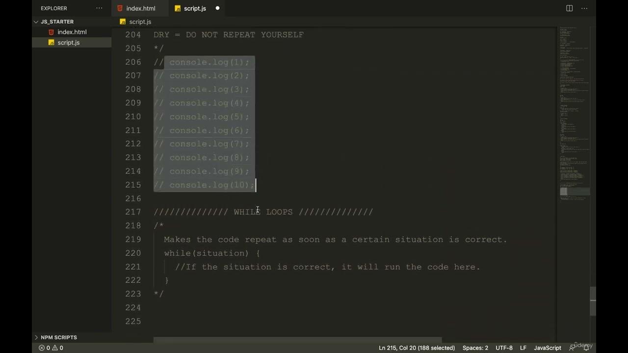 12 Javascript While Loops - YouTube