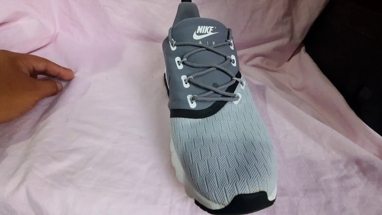 Nike air max motion racer 2 gris. - YouTube