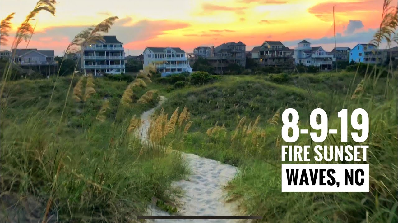 A beautiful sunset over Waves, NC - OBX - Outer Banks - YouTube