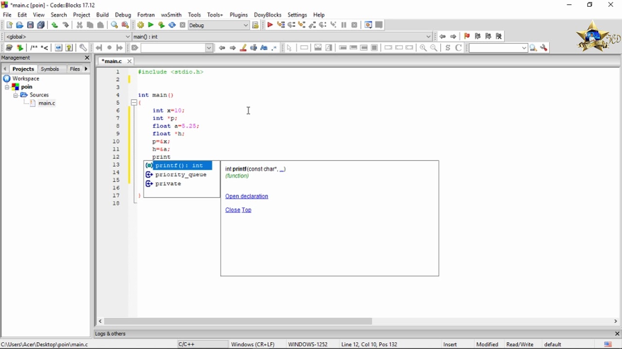 Les fichiers en langage C partie 2 - YouTube