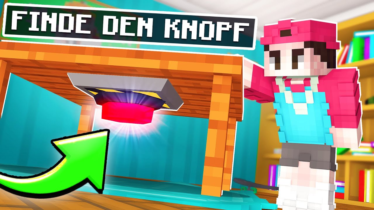 FINDE den RICHTIGEN KNOPF in Minecraft! - YouTube