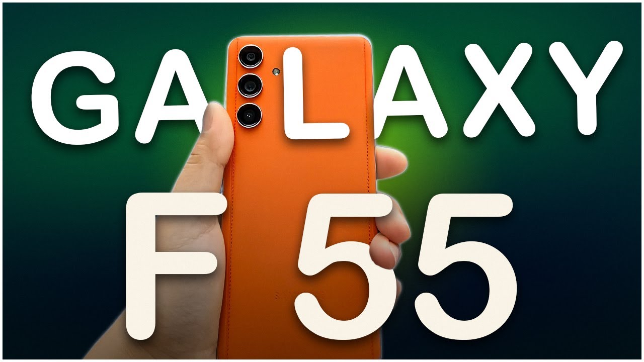Samsung Galaxy f55 Review | First Vegan Leather Mobile - YouTube