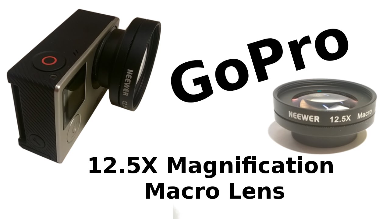 Review GoPro 12.5X Magnification Macro Lens Neewer - YouTube