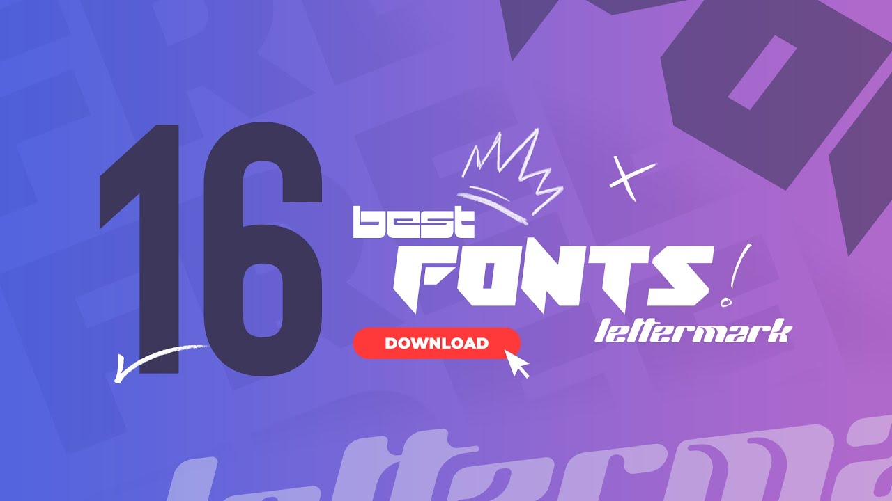 Best Fonts For Lettermark - YouTube
