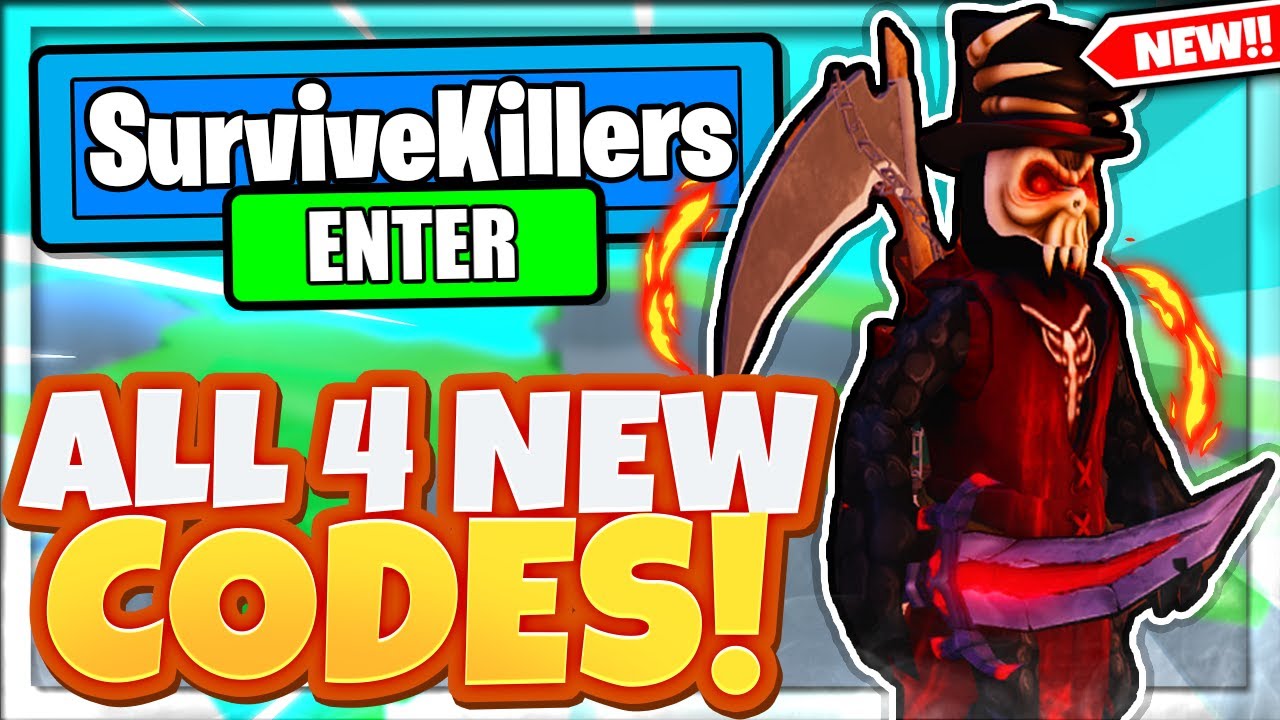 4 SURVIVE THE KILLER CODES *FREE GEMS* ALL 4 NEW SECRET OP ROBLOX ...