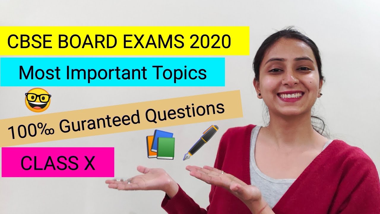 Most Important Topics CBSE CLASS 10 YouTube most-important-topics-cbse-class-10-youtube