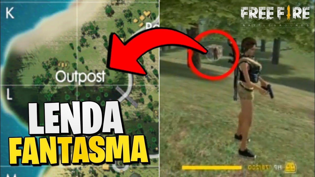 A LENDA DO FANTASMA DO OUTPOST NO FREE FIRE - YouTube