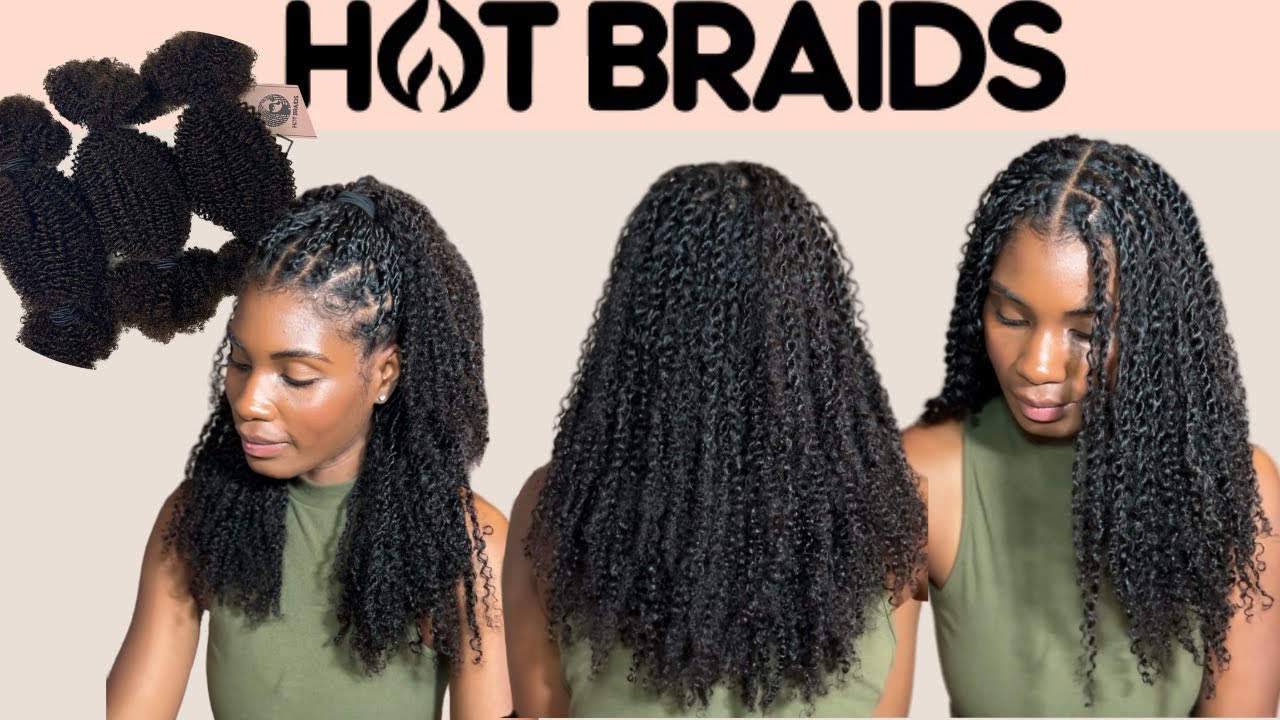 REALISTIC BOHO MINI TWISTS | 4A/4B Kinky Coily Human Hair - YouTube