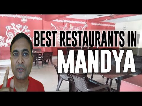 Best Restaurants and Places to Eat in Mandya, India - YouTube
