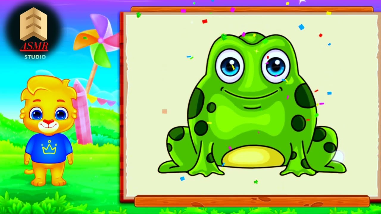 Asmr II Kids Color Filling Video II - YouTube