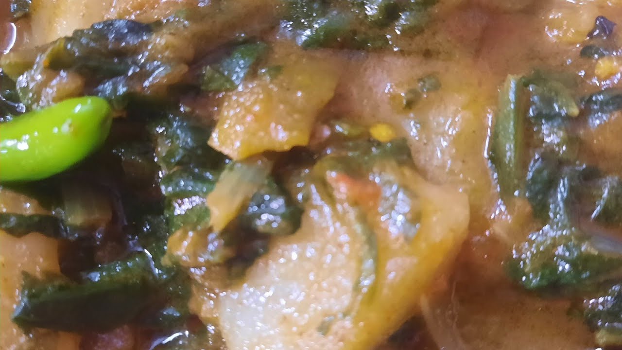 Shaljam palak salan ki recipe mery style se - YouTube