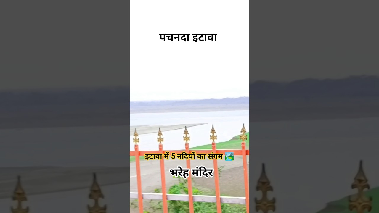 इटावा में 5 नदियों का संगम, भरेह मंदिर पचनदा #travel #sukoon #pachnada ...