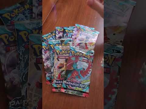Unpacking Pokémon Paradox Rift Packs. Unboxing Iron Hands - YouTube