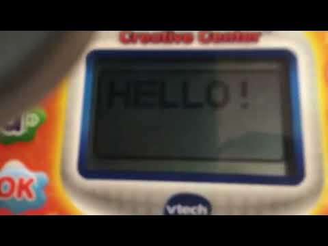 vtech startup and shutdown write & learn creative center - YouTube