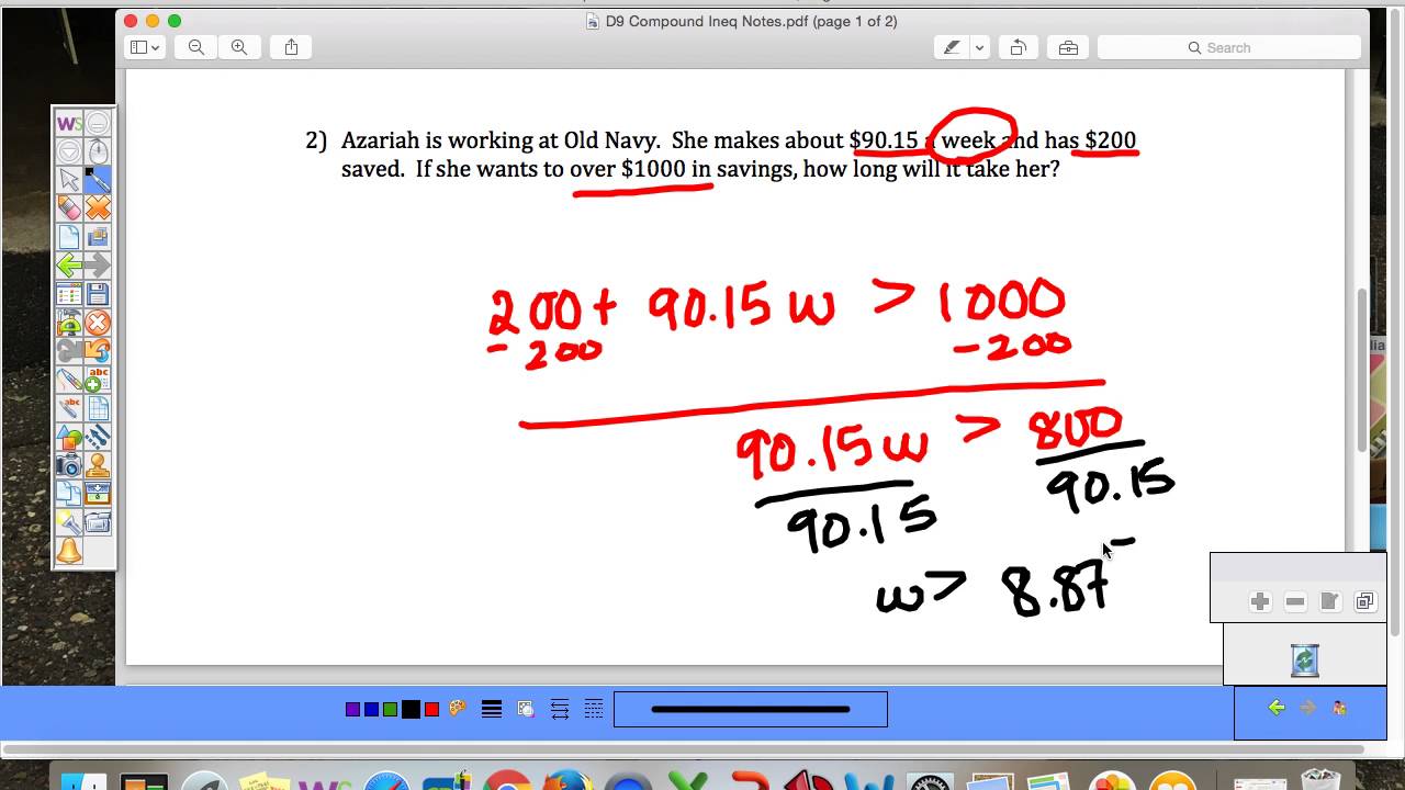 D9 Compound Inequalities And Word Problems YouTube d9-compound-inequalities-and-word-problems-youtube
