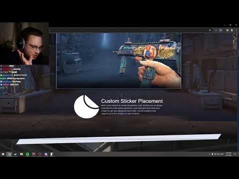 ohnePixel reacts to the new CS2 update for STICKERS - YouTube