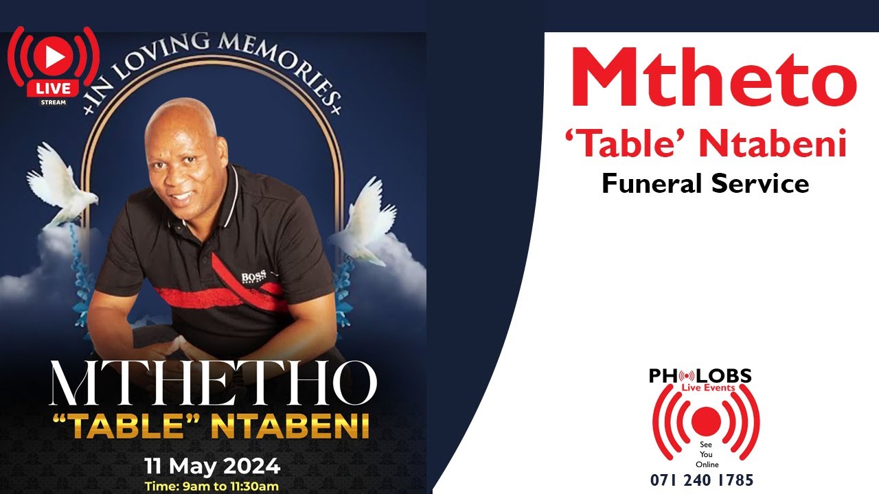 Mthetho Ntabeni Funeral Service - YouTube