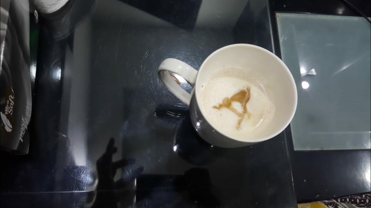 How To make Coffee Without Coffee Beater||Coffee Lattee☕||Little Ayra ...