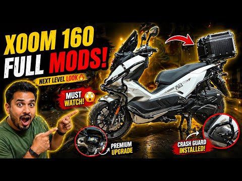 First Time on YouTube Xoom 160 Fully Modified 😲 | Xoom 160 Modification | Techno khan