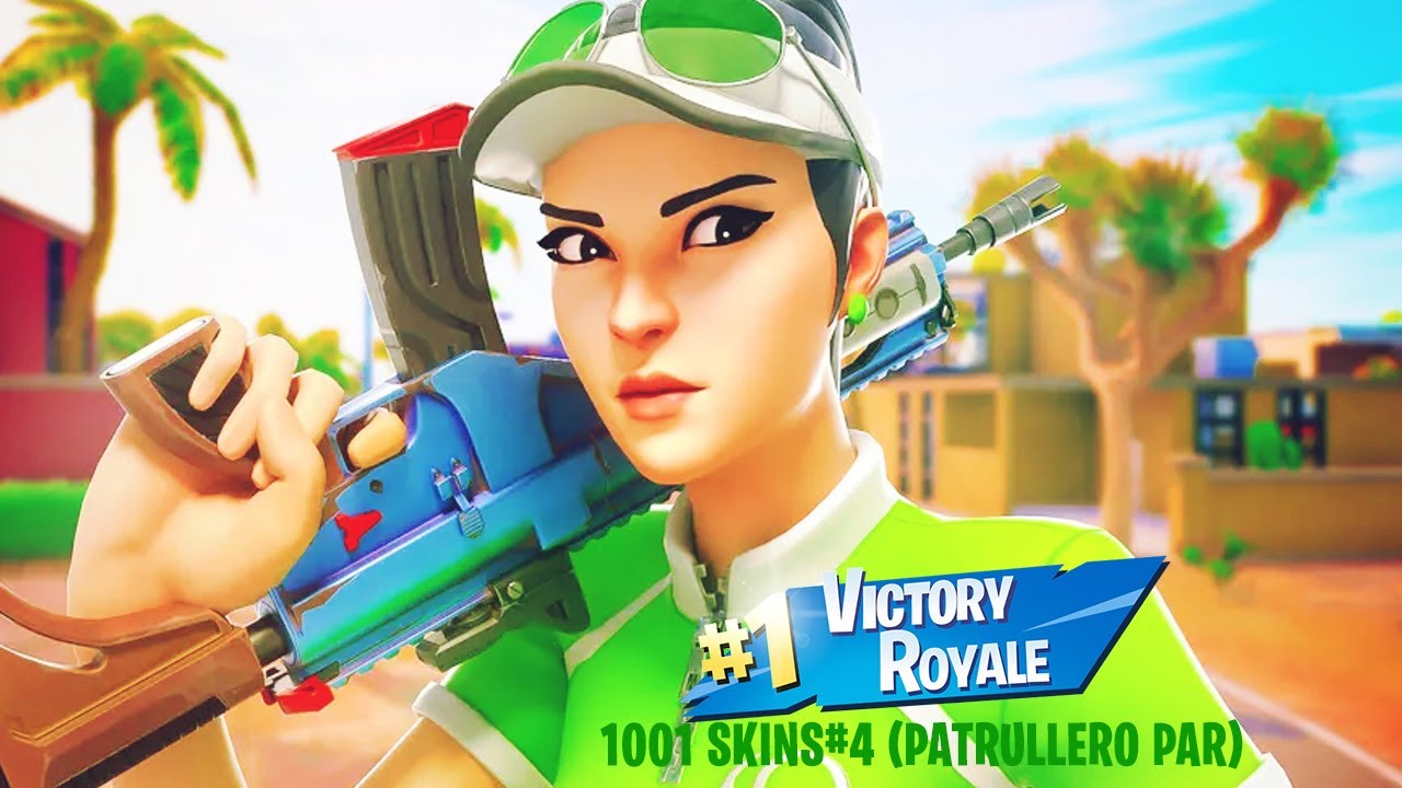 FORTNITE 5 | S1 || RETO:1001 SKINS (PATRULLERO PAR | #4) - YouTube