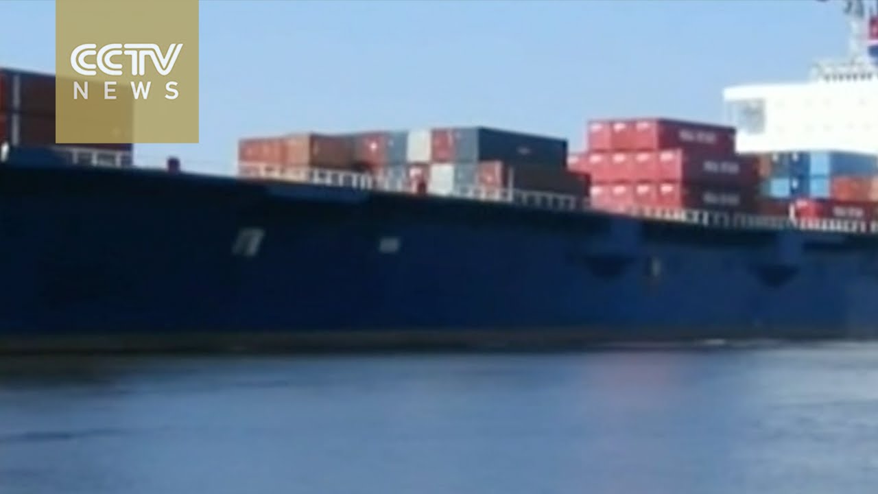 US searchers find life ring in hunt for missing cargo ship - YouTube