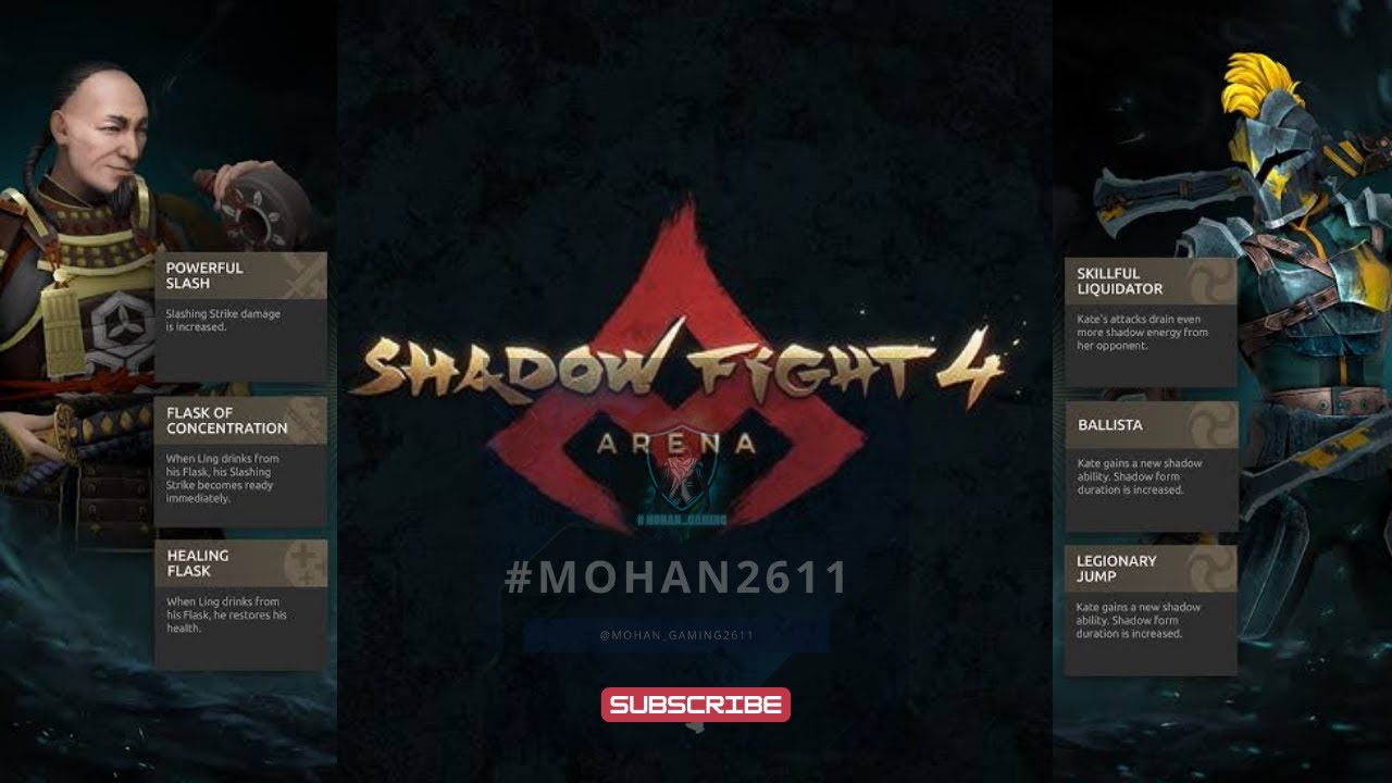 Ling vs kate fight|shadow fight 4| mohan_gaming2611 - YouTube