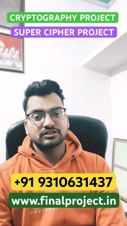 Advanced Cryptography Project With Code and Documents #cryptography project - YouTube