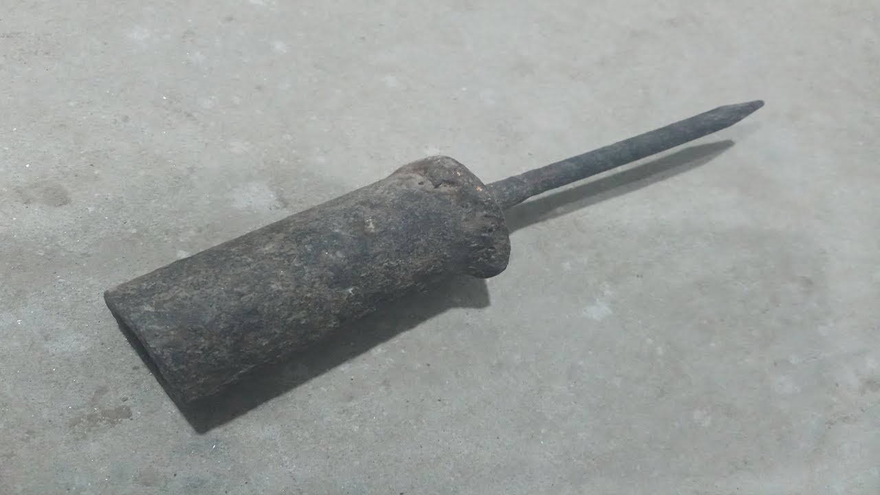 Restoration of Old Rusty ICE Pick - YouTube