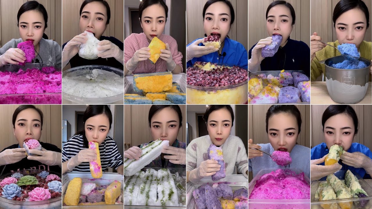 ASMR Shaved ice cake new part 5 - YouTube