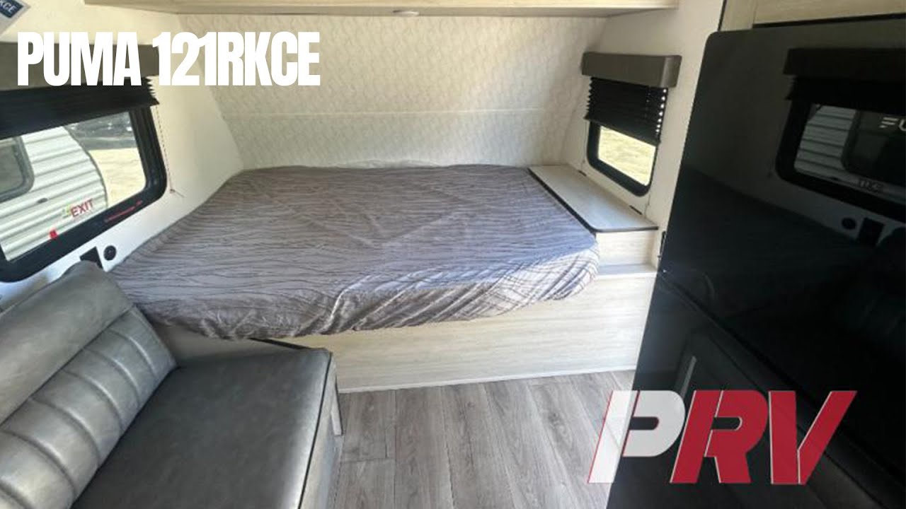 2025 Puma 121RKCE - Rear Kitchen Travel Trailer -16 ft camper - YouTube