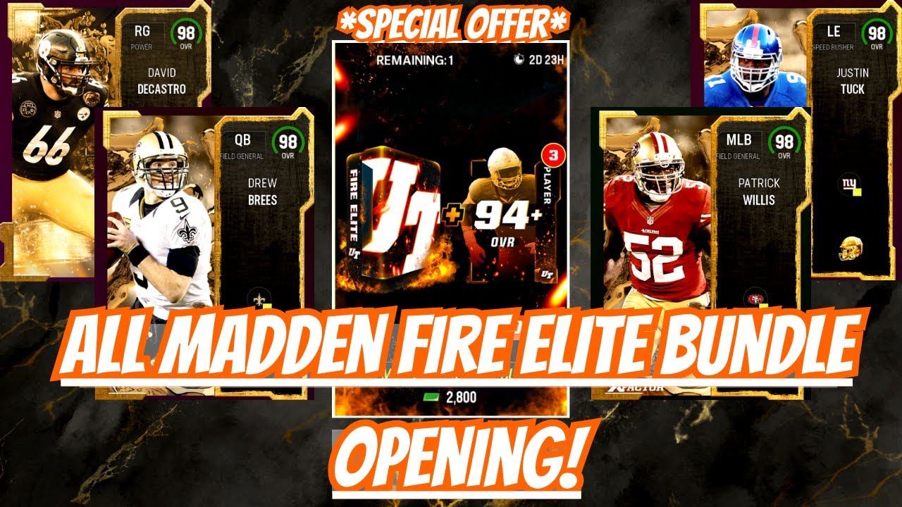 *INSANE* All Madden Fire Elite Bundle Offer! (Madden 23) - YouTube