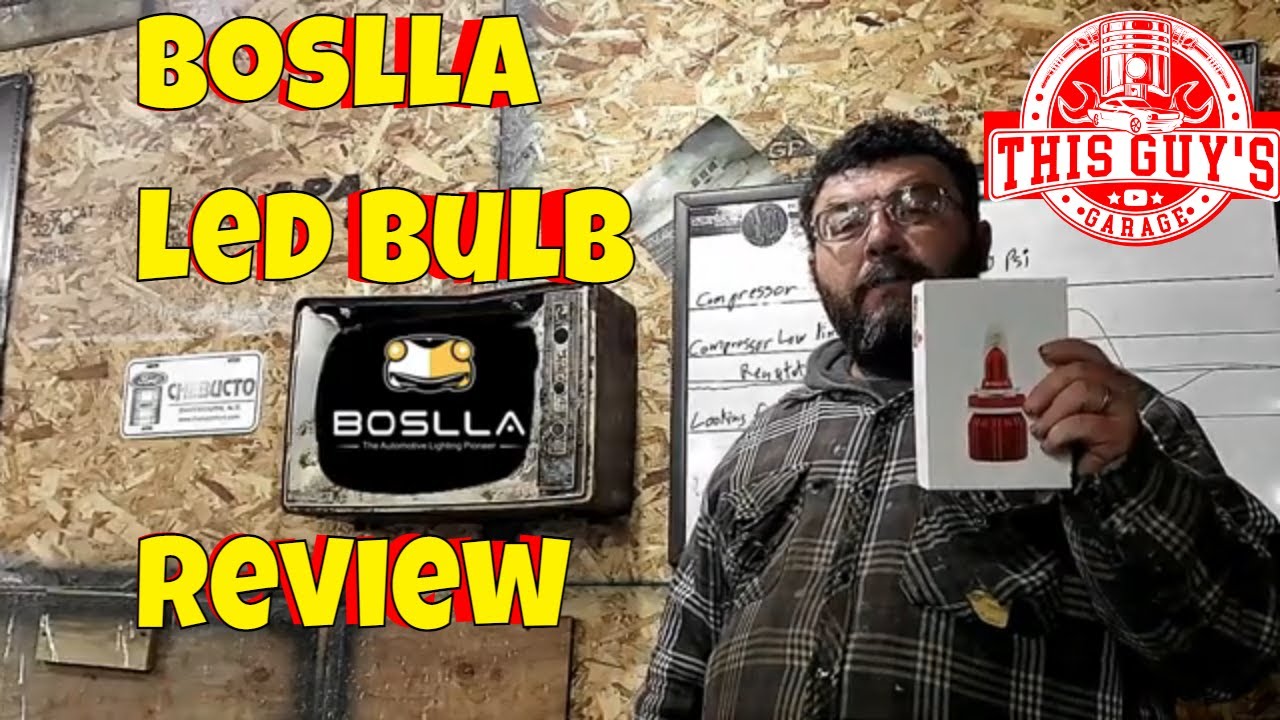 Boslla b1 h13 bullet led headlight bulbs installed in 2005 mustang ...