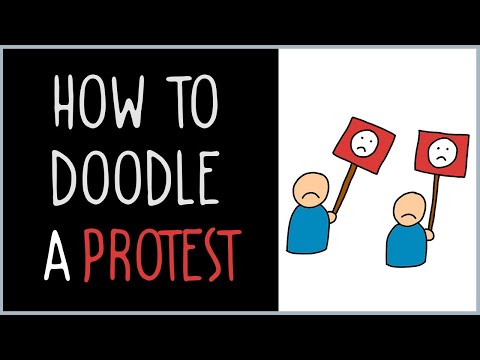 How to Doodle a Protest - IQ Doodle School