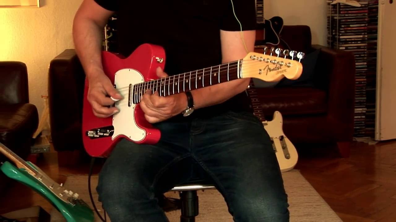 2014 Fender Telecaster '64 American Vintage, fiesta red - YouTube