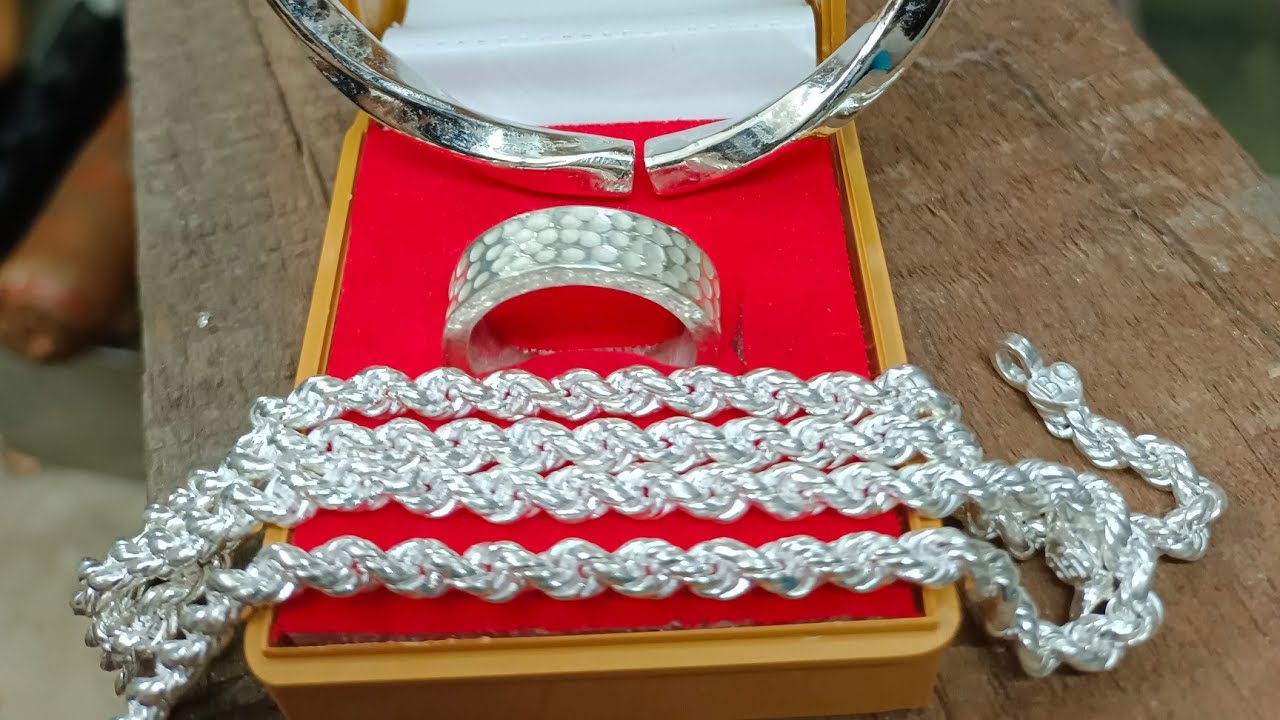 handmade silver ring | silver ring making | 99.99% silver ring @v ...