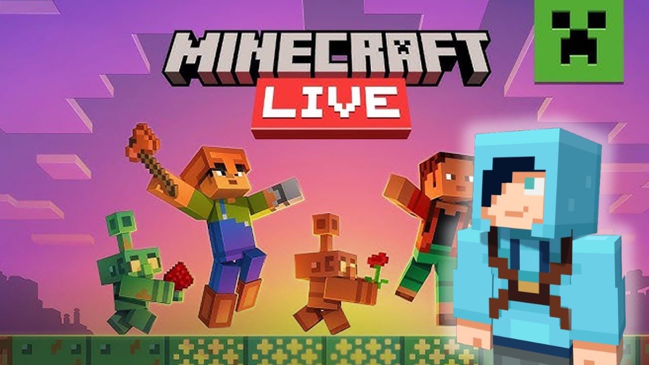 MINECRAFT LIVE IS HERE - YouTube