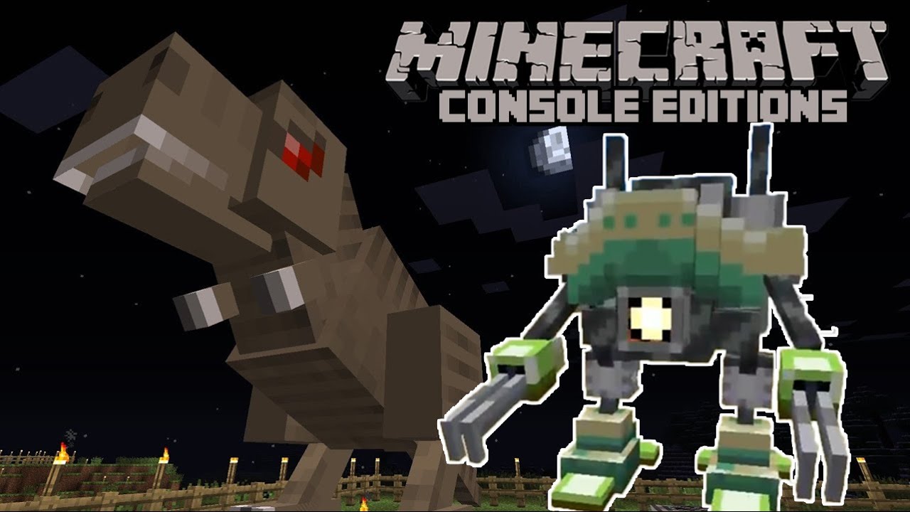 Minecraft: ROBOTS & DINOSAURS IN TU19? New Textures! - YouTube