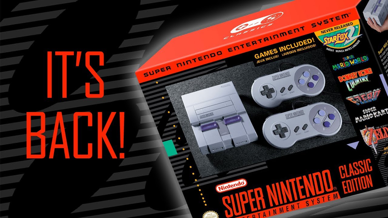 Nintendo Announces the Return of the Super Nintendo - YouTube