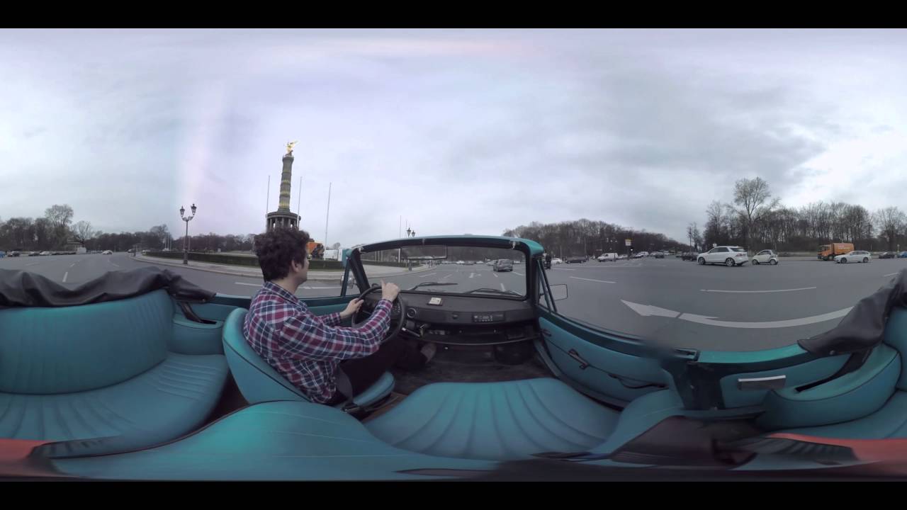 (First official) Virtual Reality Berlin Trabi Drive - 360° 4K video ...