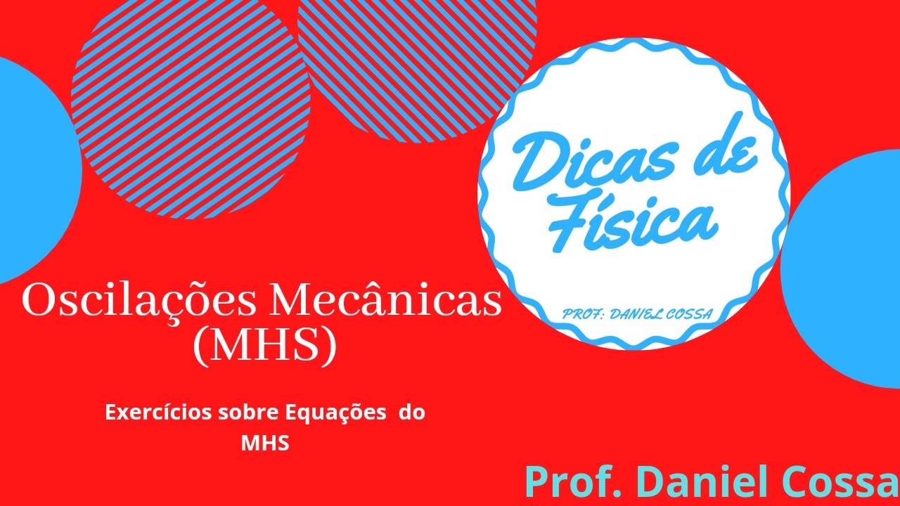 Aula 5: Equações do MHS (Cálculo da Amplitude, Frequência e Período ...