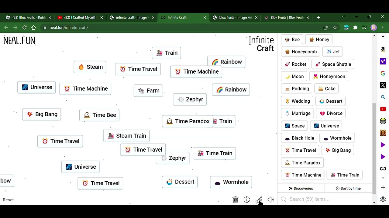blox fruits infinite craft - YouTube