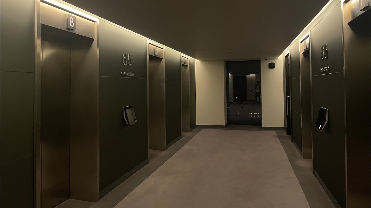 High speed lift surf Kone Ecodisc high rise 6M/S *Ultra rope* - YouTube