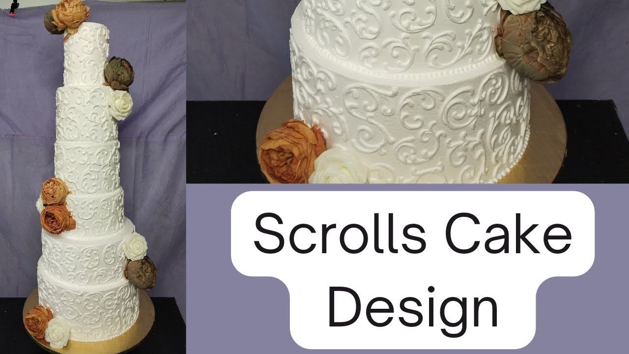 How To Make 6 Tiered Scrolls Wedding Cake Ideas? - YouTube