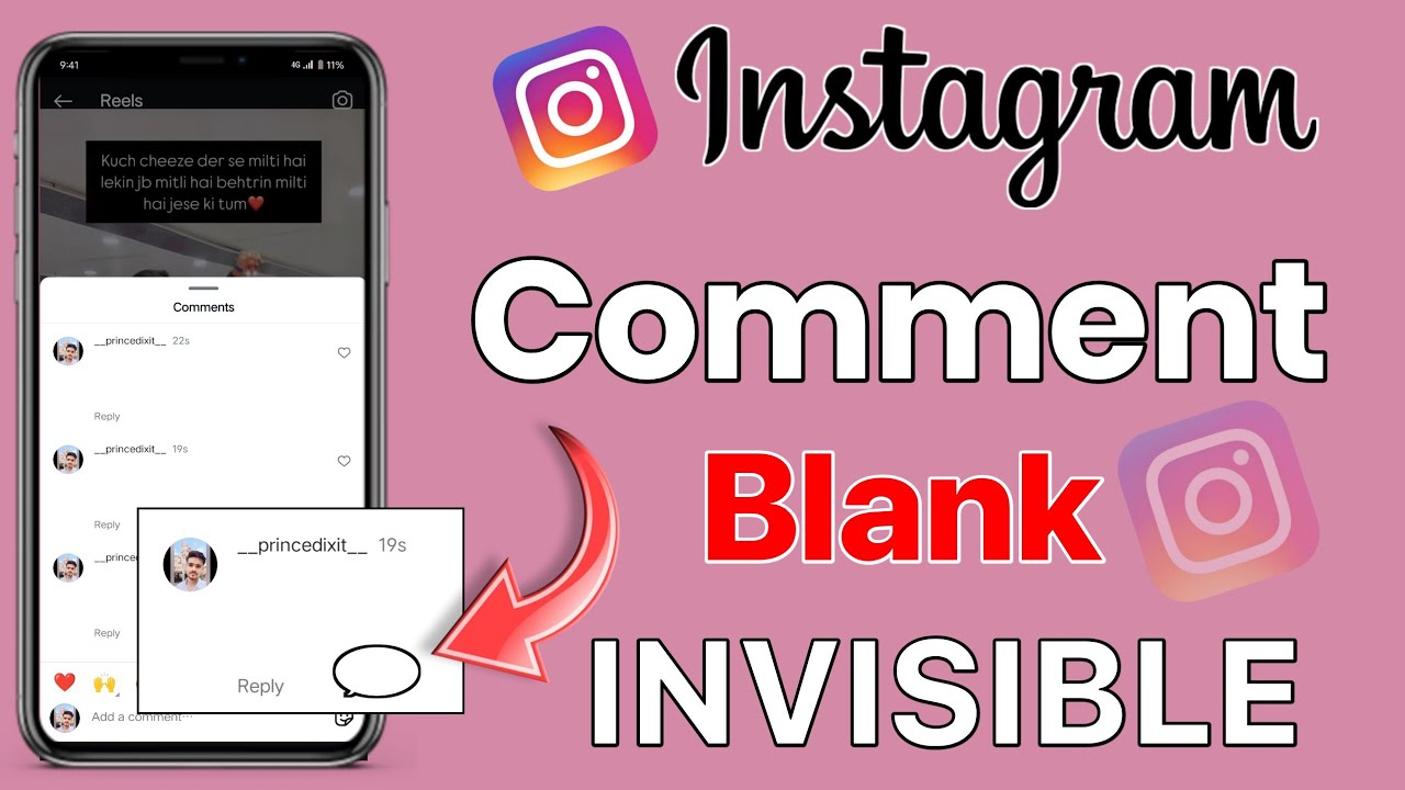 Blank Comment Instagram | Khali Comment Kaise Kare | How To Do Blank ...