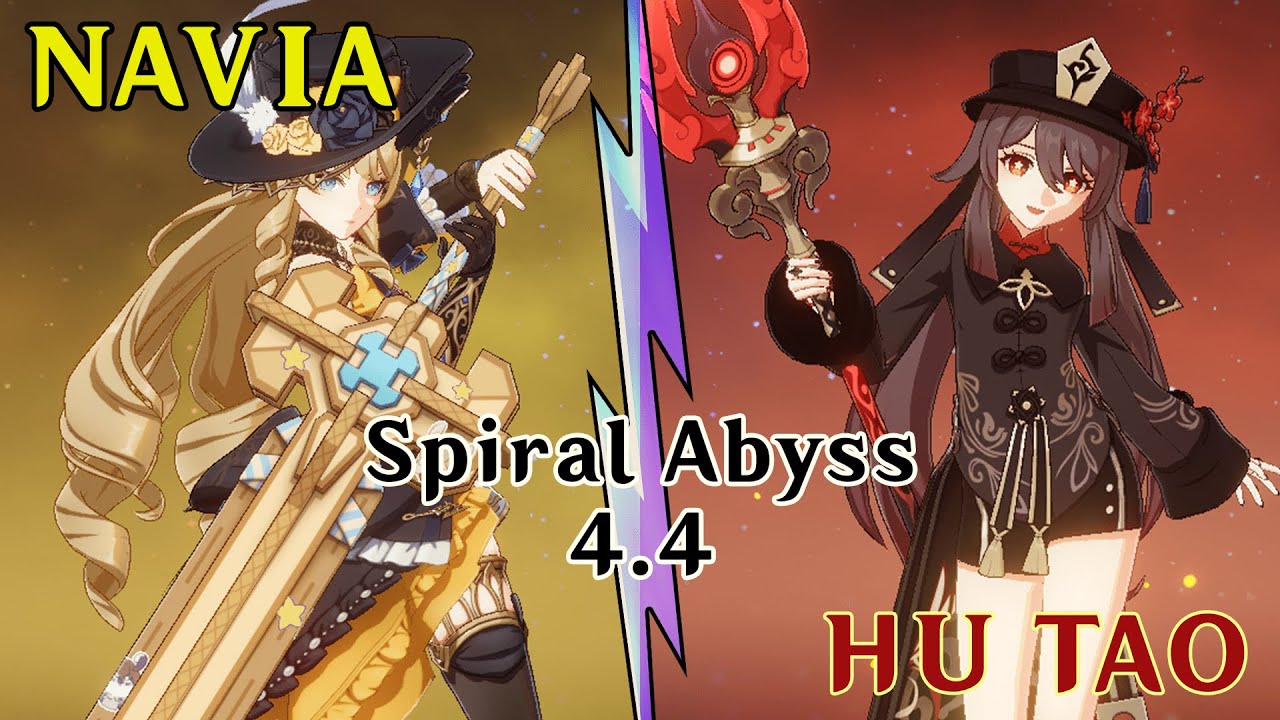 C0 Navia Ultimate Overlord Ft. C0R1 Hu Tao Double Hydro, Spiral Abyss 4 ...