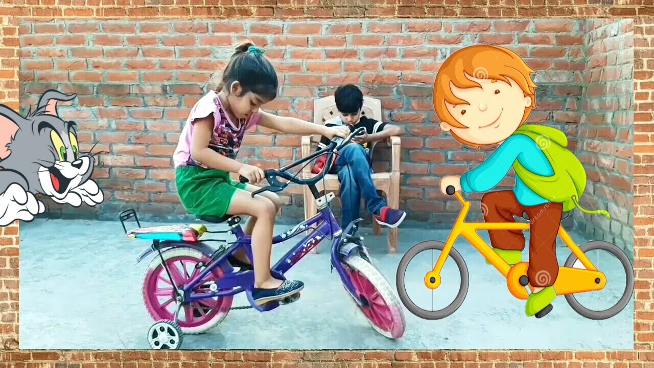 Kids fails on bicycle 2020 | Funniest children's Bicycle Trouble ...
