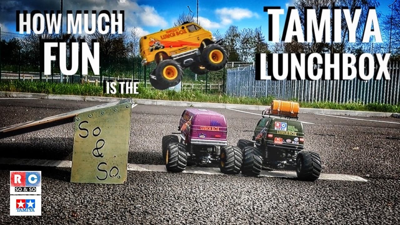 Tamiya Lunchbox Fun | Featuring 3 Tamiya Lunchboxes...and a Ramp - YouTube