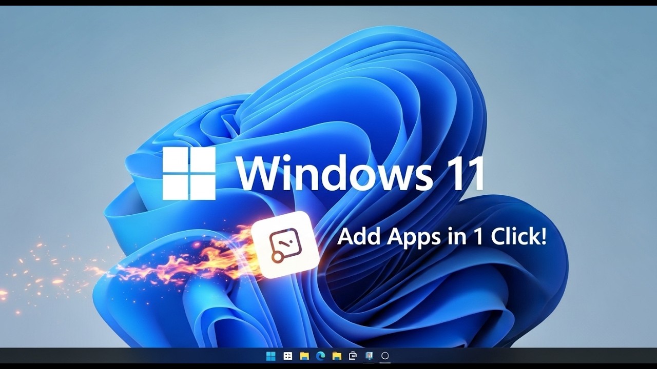 How to add Apps to Desktop in Windows 11 - YouTube